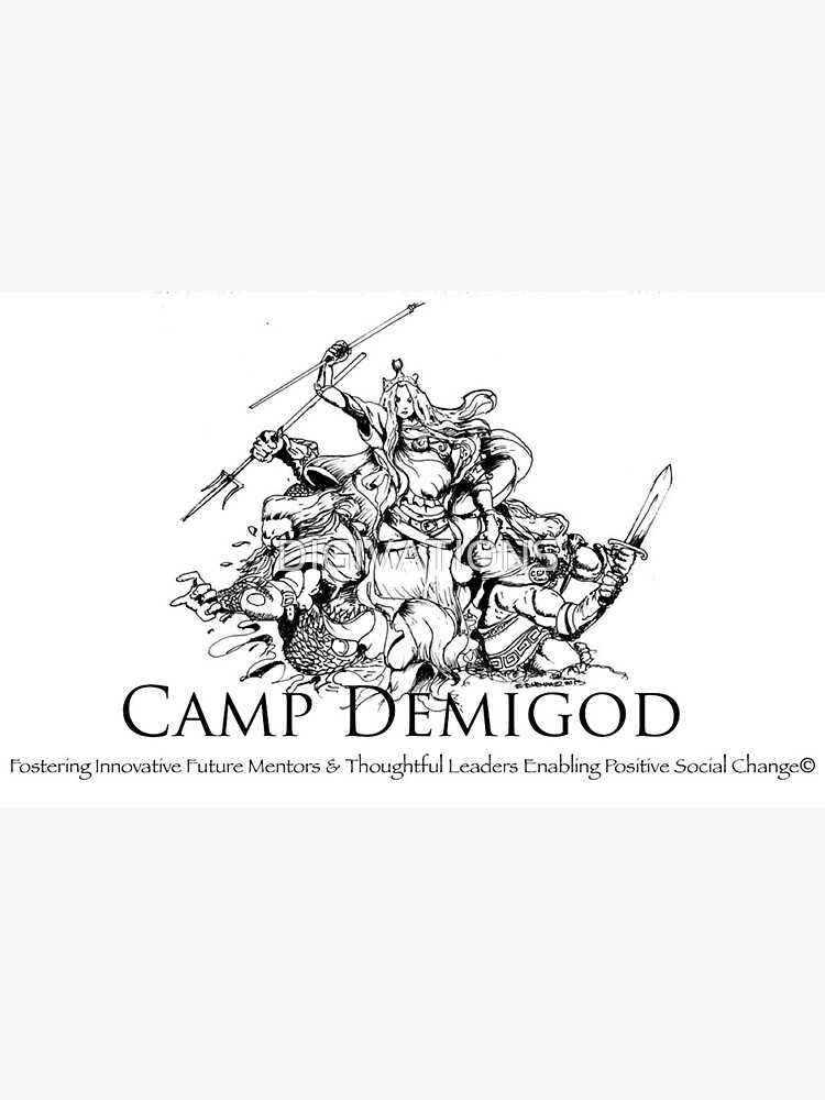 "Camp Demigod" Sticker by DIGIVATIONS | Redbubble