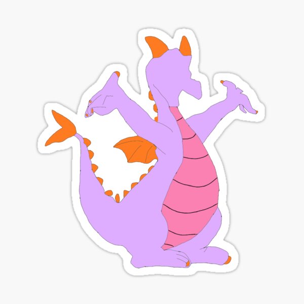 "minimalist figment :)" Sticker for Sale by ewelborn | Redbubble