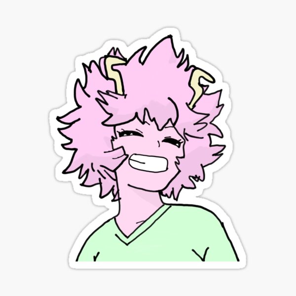 "Mina Ashido " Sticker by kap-bri-sun | Redbubble