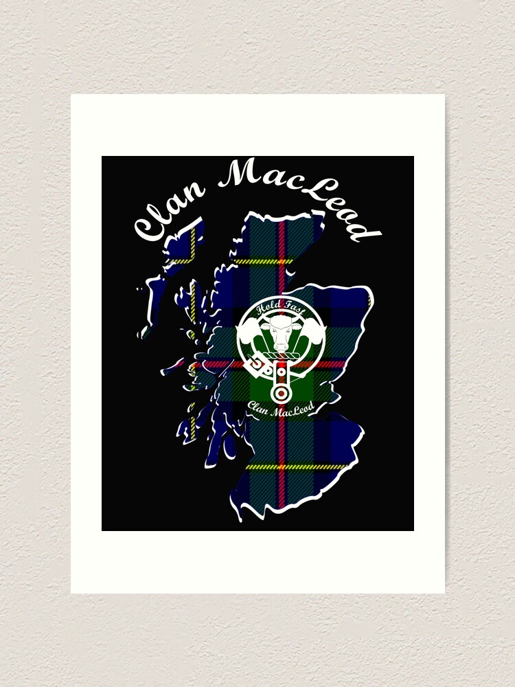 "Clan MacLeod Scotland Map Crest" Art Print for Sale by ljrigby | Redbubble