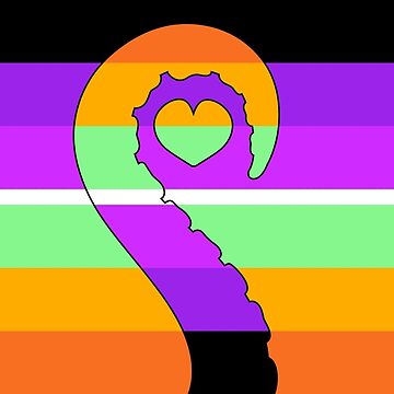 "Terato Pride Flag with Tentacle" Poster for Sale by Cmakesp | Redbubble