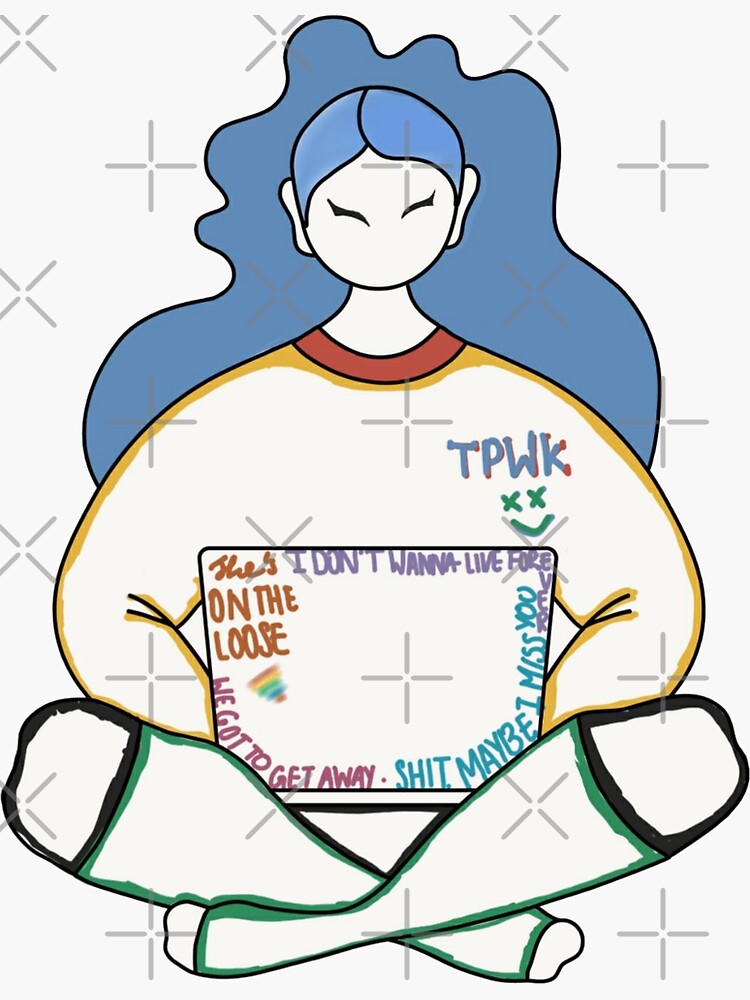 "TPWK " Sticker by ebookworm | Redbubble