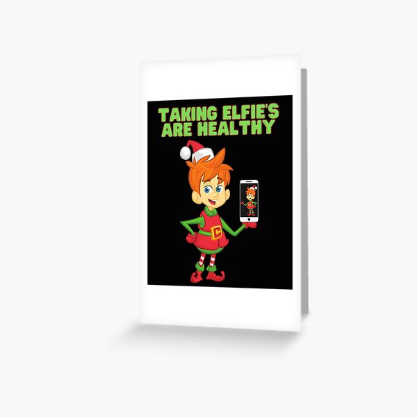 "Taking Elfie's Are Healthy. Elfie, elf, christmas, funny, xmas, selfie ...