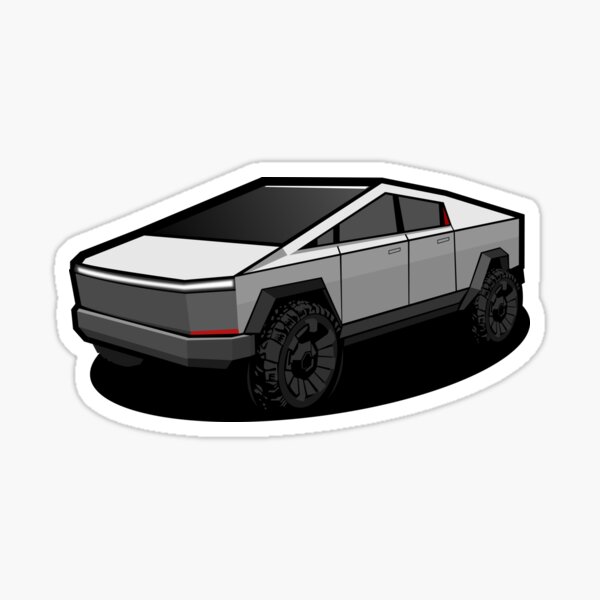 "Cybertruck " Sticker for Sale by 918digital | Redbubble