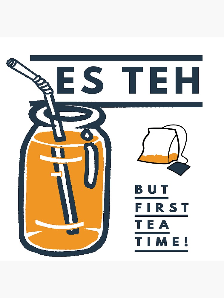 "Es teh" Sticker for Sale by Demime-id | Redbubble