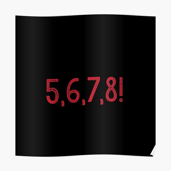 "Chicago - 5,6,7,8!" Poster for Sale by broadway-island | Redbubble