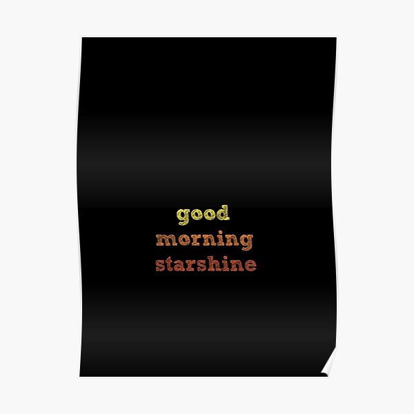 "Hair - Good Morning Starshine" Poster by broadway-island | Redbubble