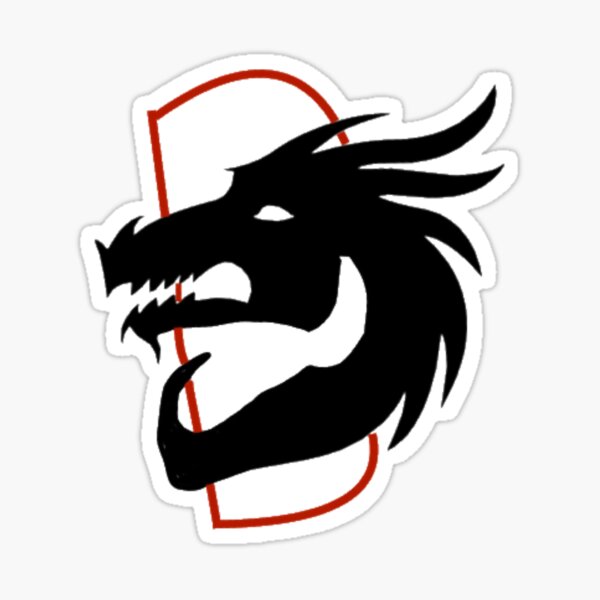 "New Logo" Sticker by DragonJake | Redbubble