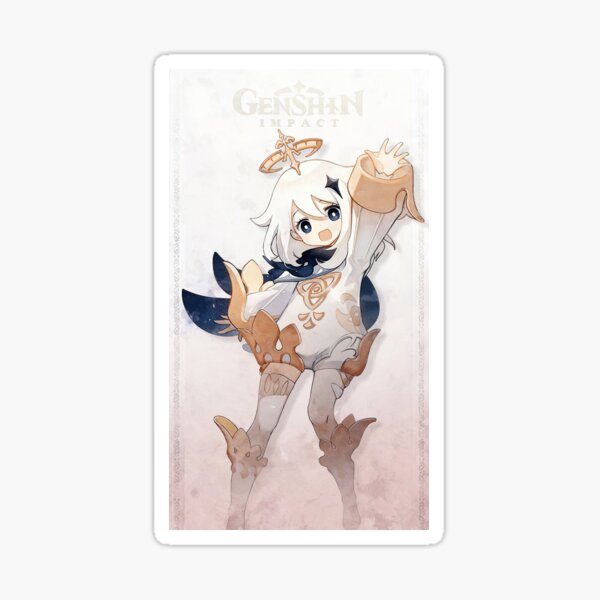 "Paimon Genshin Impact" Sticker by Saikishop | Redbubble