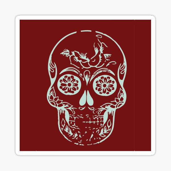 "Vintage Skull" Sticker for Sale by darzaga2 | Redbubble