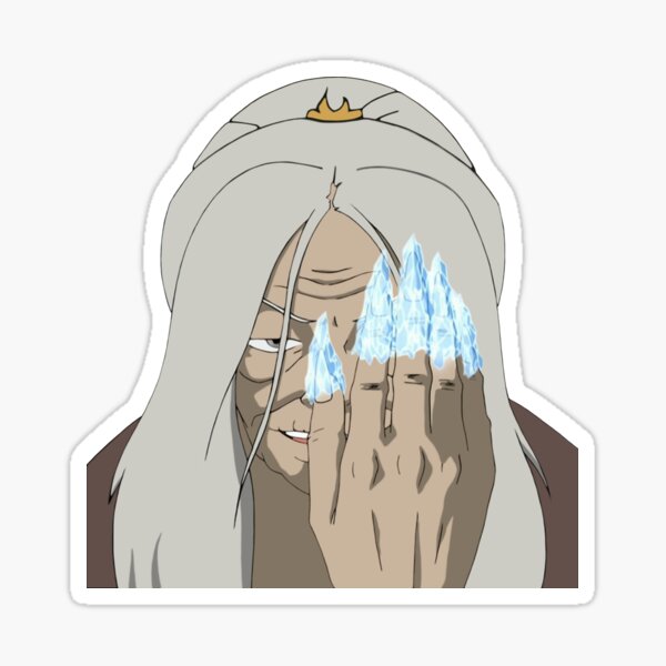 "Hama's Ice Hands Avatar" Sticker for Sale by blueeyes374 | Redbubble