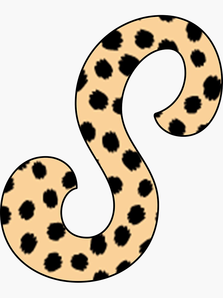 "Letter S Chita " Sticker by pixel-palace | Redbubble