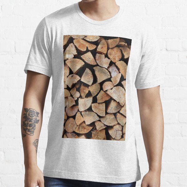 "The Log Pile" T-shirt for Sale by JacquiHall | Redbubble | logs t ...