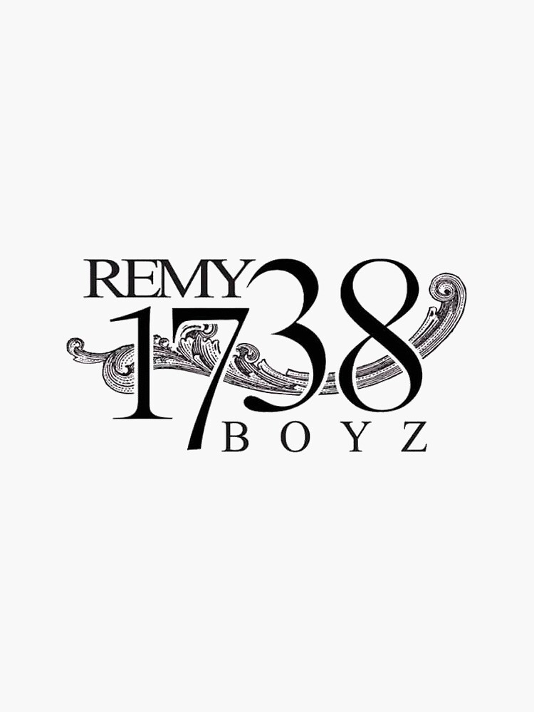 "1738 Remy Boyz" Sticker by nycdesigns | Redbubble