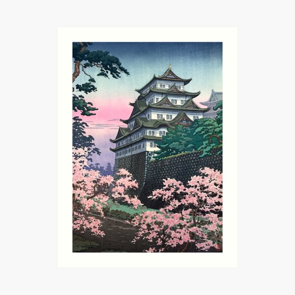 "Nagoya Castle by Tsuchiya Koitsu" Art Print by Takeda-art | Redbubble