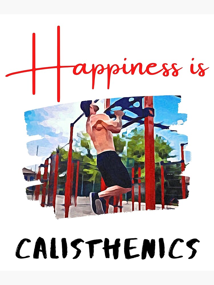 "Calisthenics-Fitness" Poster for Sale by Wordspower2020 | Redbubble