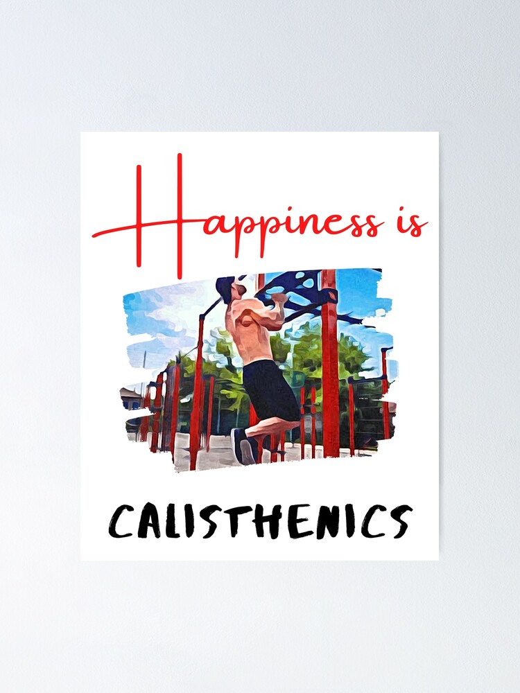 "Calisthenics-Fitness" Poster for Sale by Wordspower2020 | Redbubble
