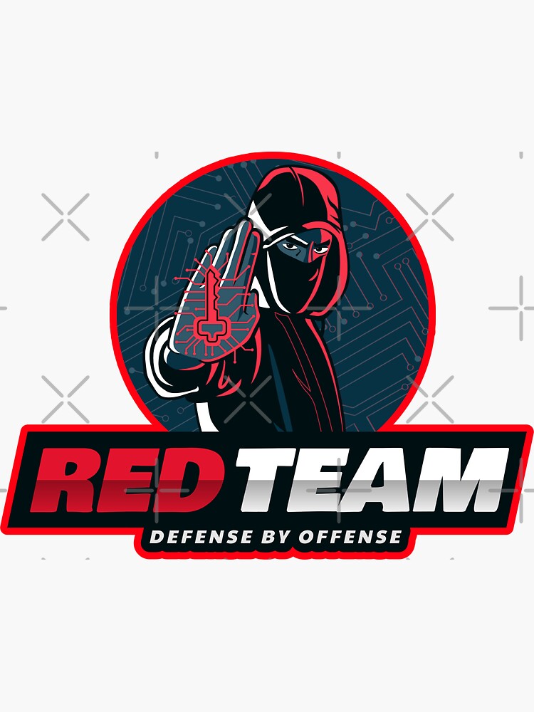 "Cyber Security Red Team - Defense by Offense" Sticker for Sale by ...