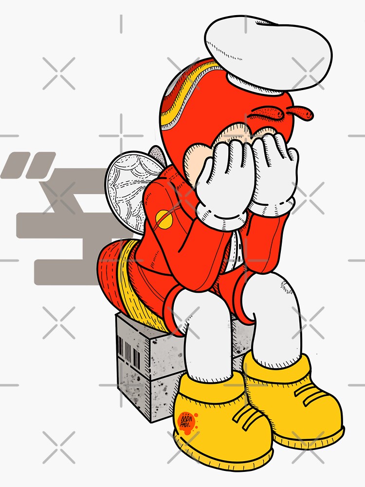 "JOLLIBEE SADBOI KAMUSTA KA BIG 2" Sticker for Sale by aydapadi | Redbubble