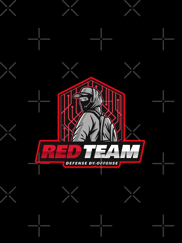 "Cyber Security Red Team - Defense by Offense Shield" iPhone Case for ...