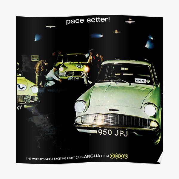 "FORD ANGLIA" Poster for Sale by ThrowbackM2 | Redbubble