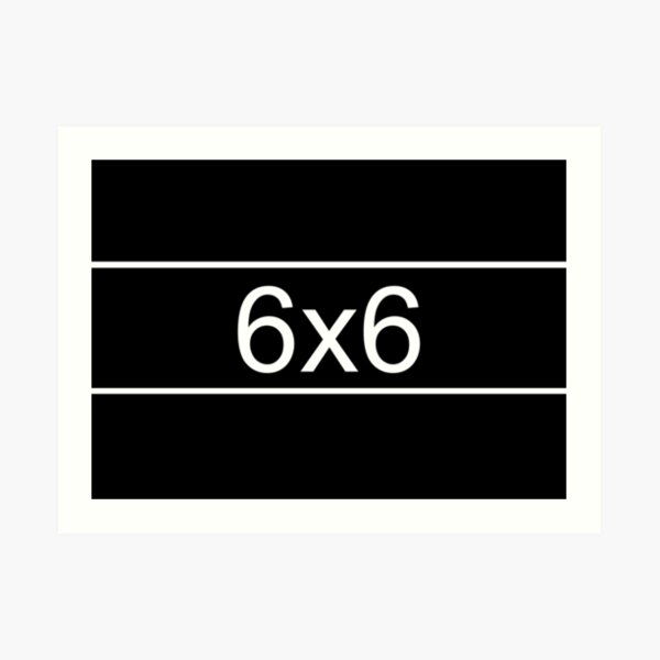 6x6 Art Prints | Redbubble