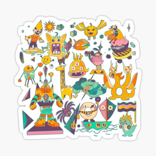 "Dream sequence" Sticker by yvia | Redbubble