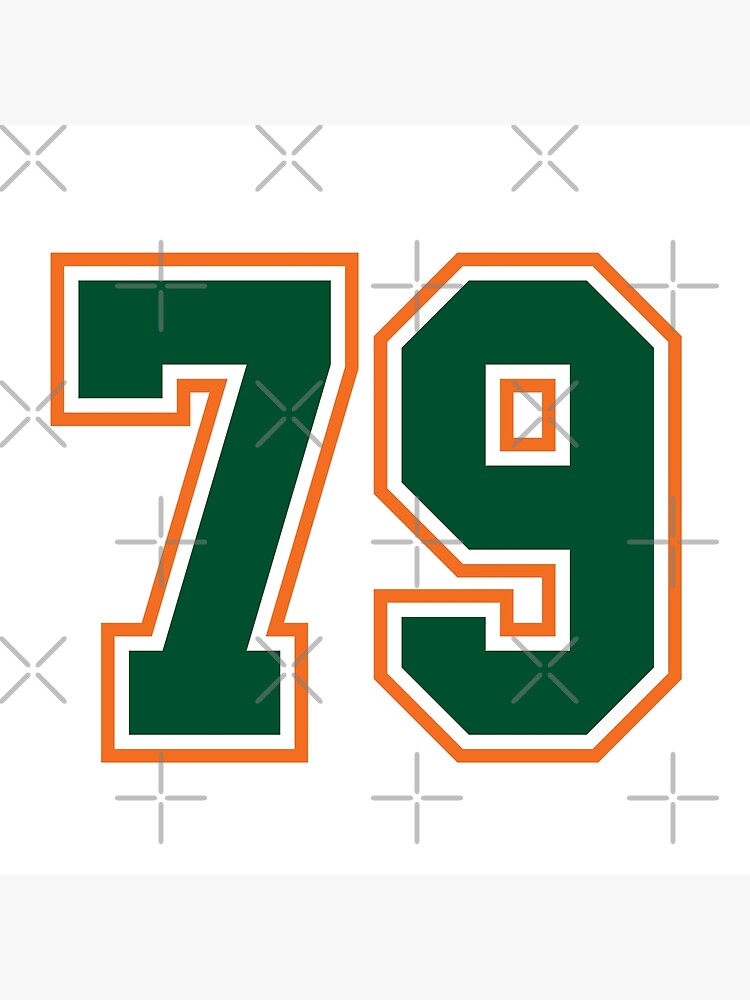"Jersey 79 Number. Number seventy-nine Straight From Miami" Poster for ...