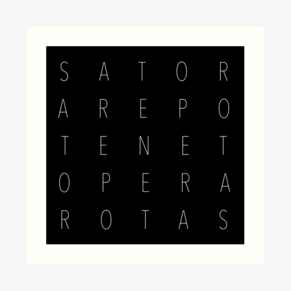 Sator Art Prints | Redbubble