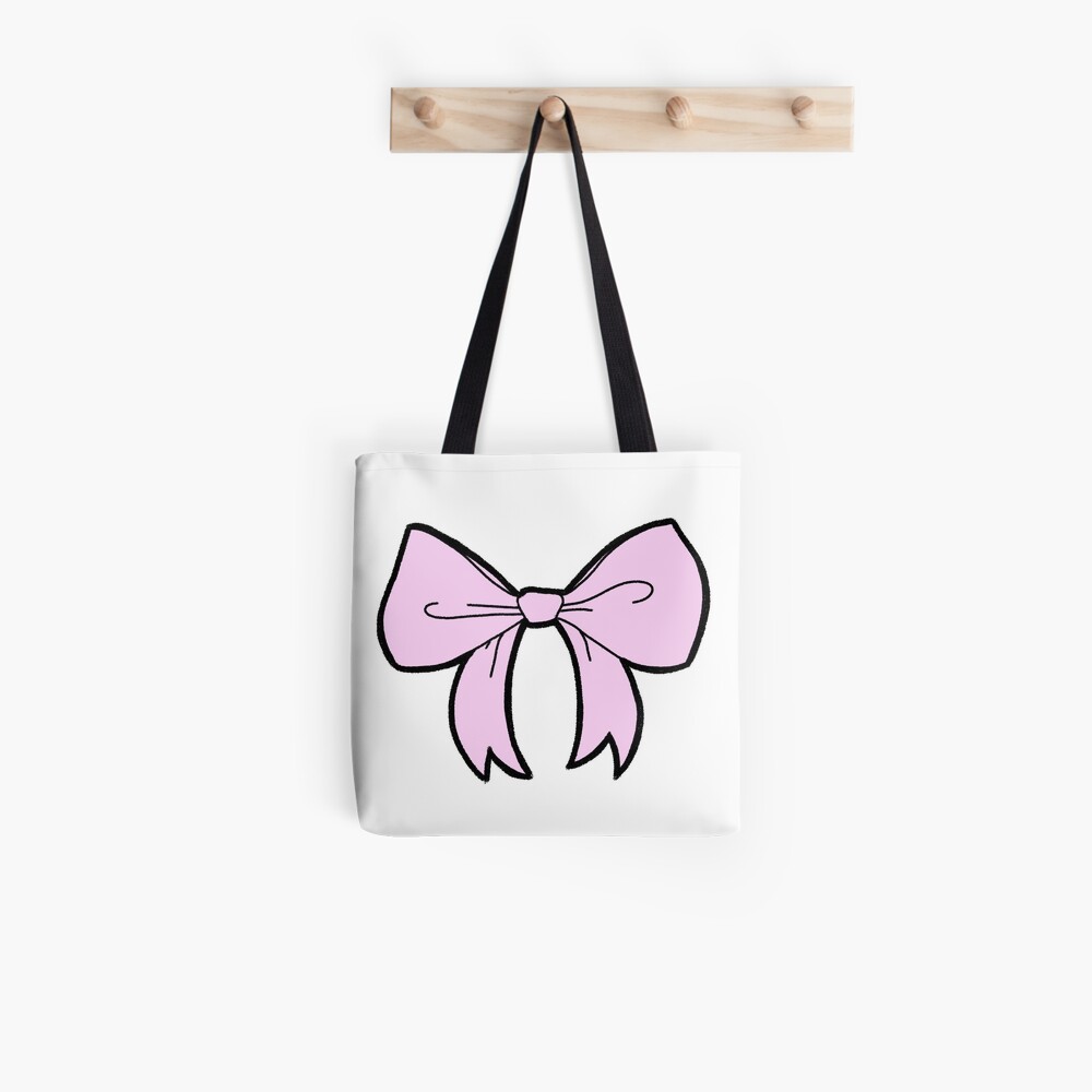 "Preppy Bow (pastel pink)" Sticker for Sale by DaniisArts | Redbubble