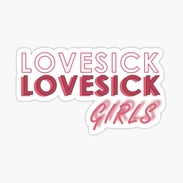 "Blackpink Lovesick Girls" Sticker for Sale by BasicWear | Redbubble