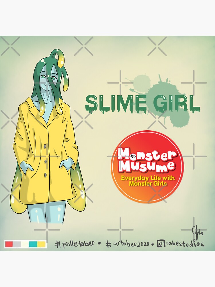 "Suu - Slime Girl" Sticker for Sale by rabestudios | Redbubble