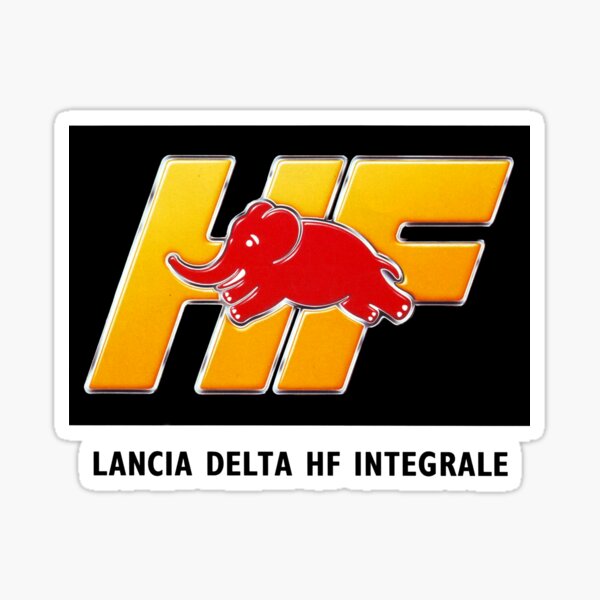 Lancia Delta Integrale Stickers | Redbubble