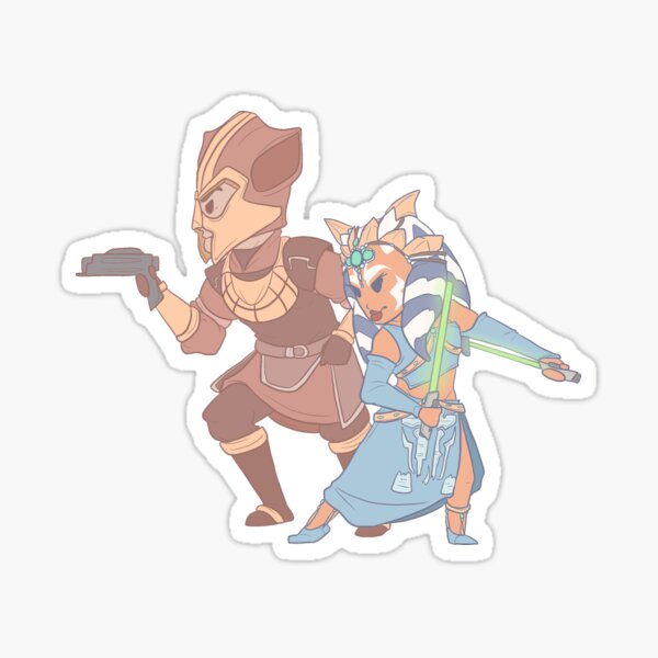 "Side by Side" Sticker for Sale by PoisonousPeach | Redbubble