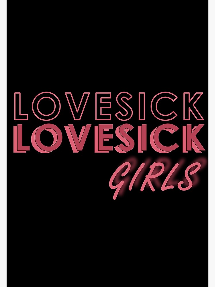 "Blackpink Lovesick Girls" Art Print by BasicWear | Redbubble