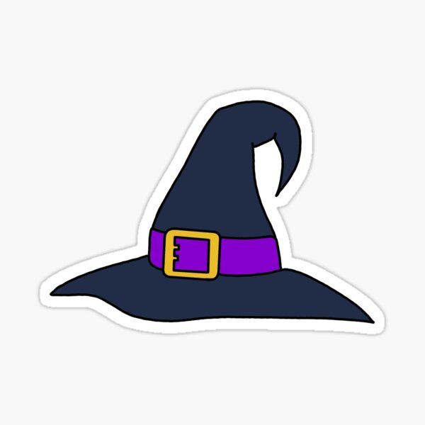 "Witches Hat" Sticker for Sale by b-mcn | Redbubble