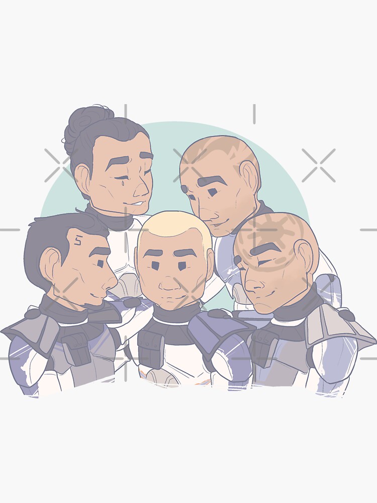 "Five Bros" Sticker for Sale by Nicole Klimczak | Redbubble