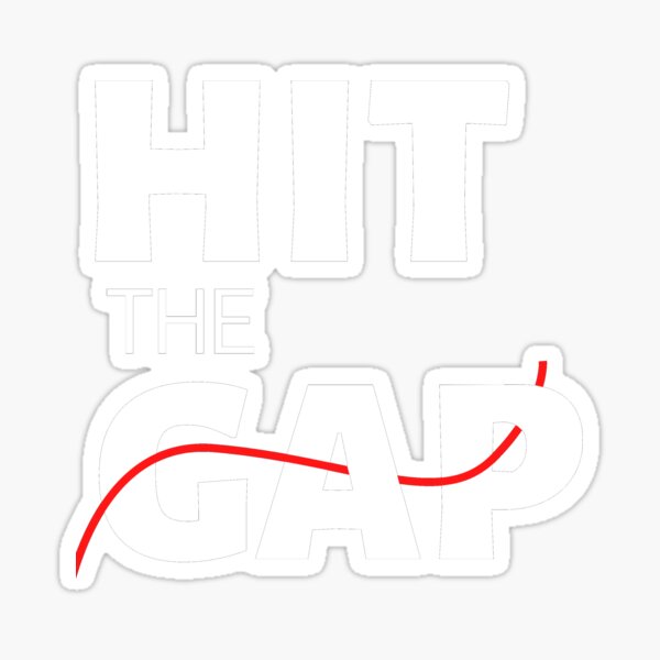 "Hit The Gap Disc Golf" Sticker for Sale by Branto-clothing | Redbubble