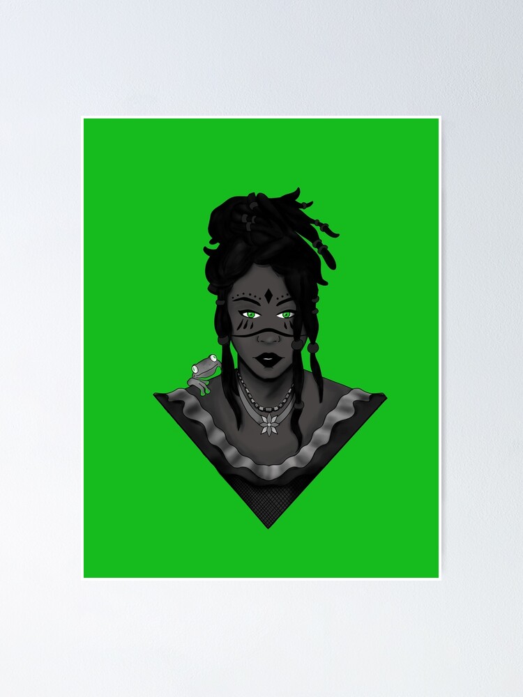 "Voodoo Princess and the Frog" Poster by Fable-Tees | Redbubble