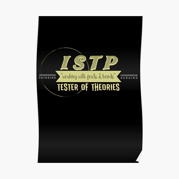 "[MBTI] ISTP - The Crafter" Poster by KaiFx19 | Redbubble