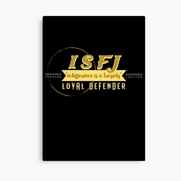 "[MBTI] ISFJ - The Defender" Canvas Print by KaiFx19 | Redbubble