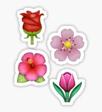 Flower Emoji: Stickers | Redbubble