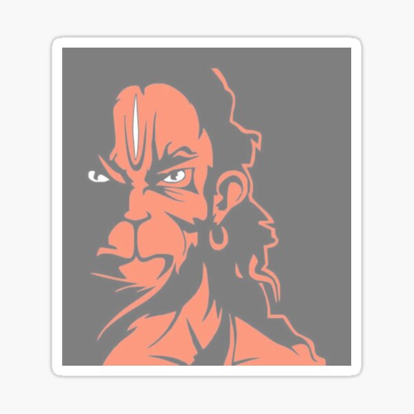 "Bajrangi " Sticker for Sale by 1Neha1234 | Redbubble