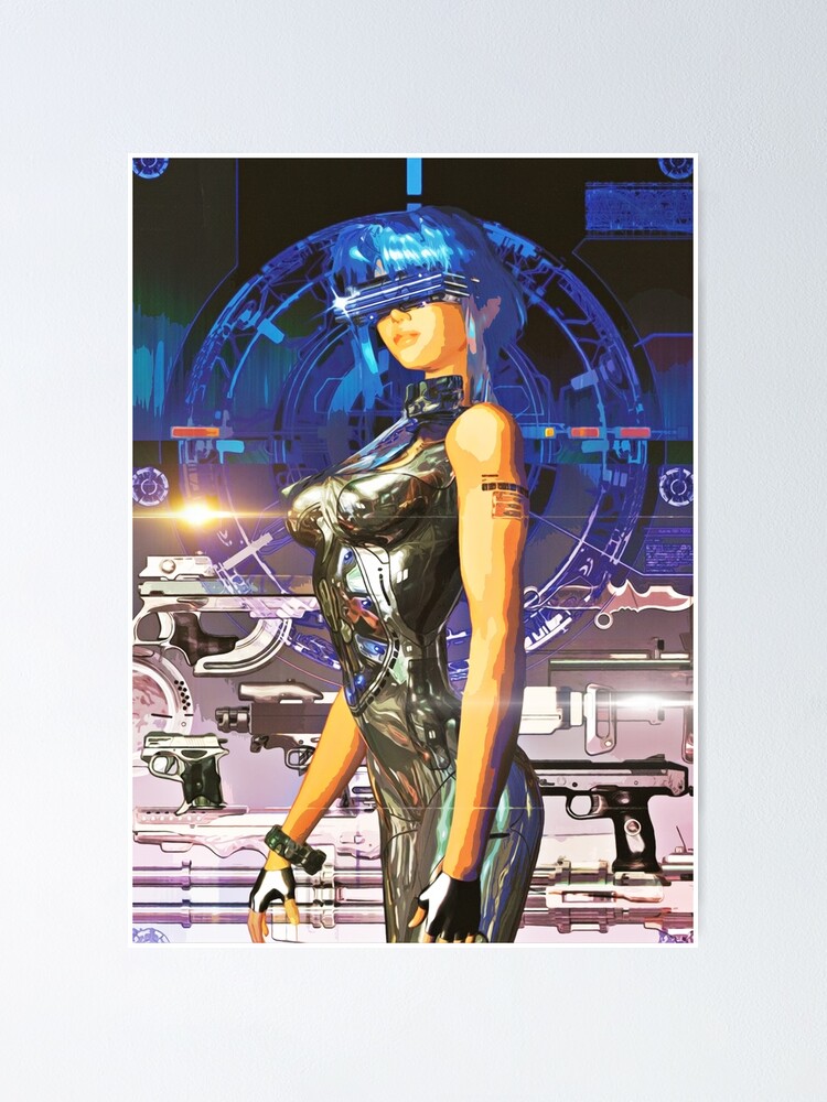 "Motoko" Poster by pixvox | Redbubble