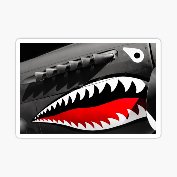 Shark Plane Stickers | Redbubble