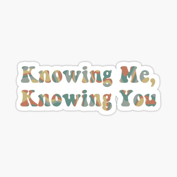 "knowing me knowing you Mamma Mia movie" Sticker for Sale by ...