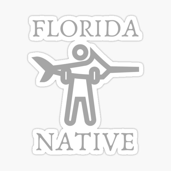 "Florida native fishing swag " Sticker for Sale by Flnative4life ...