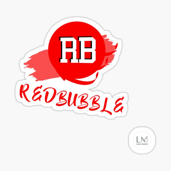 "Redbubble Logo" Sticker by Minagar | Redbubble