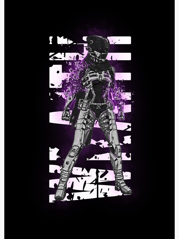 "Apex Legends - Wraith Void Walker Shattered (Purple)" Poster for Sale ...