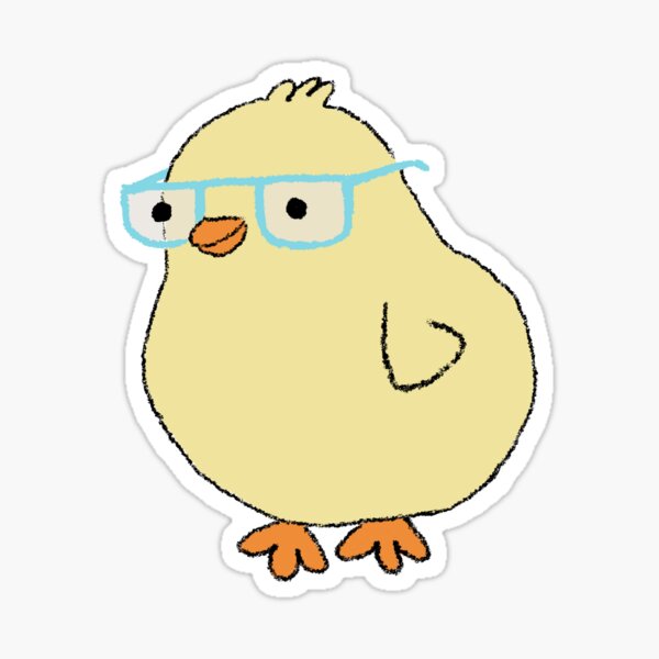 "Nerdy Chic Colton" Sticker by doodle-chick | Redbubble